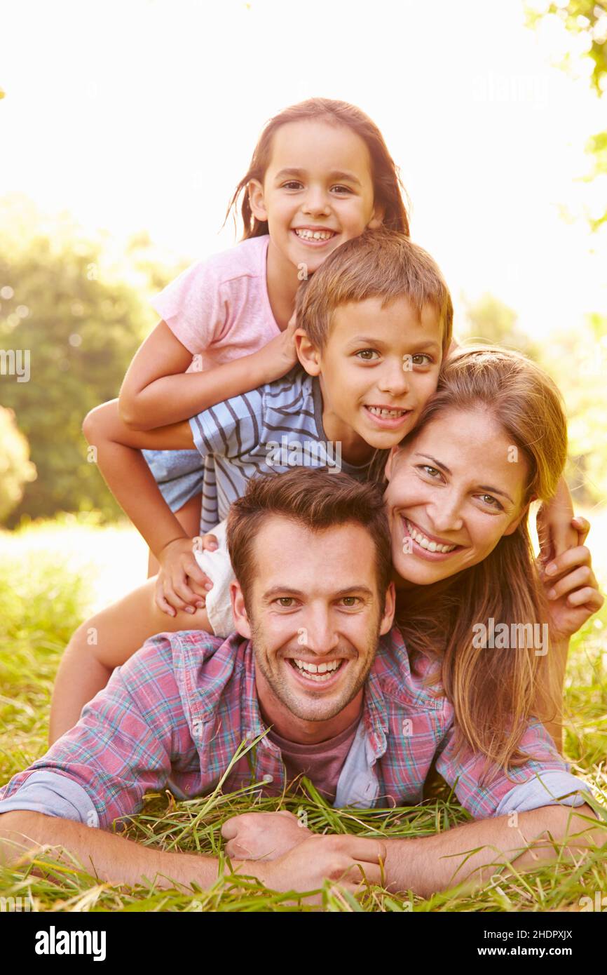 family, family outing, families Stock Photo - Alamy