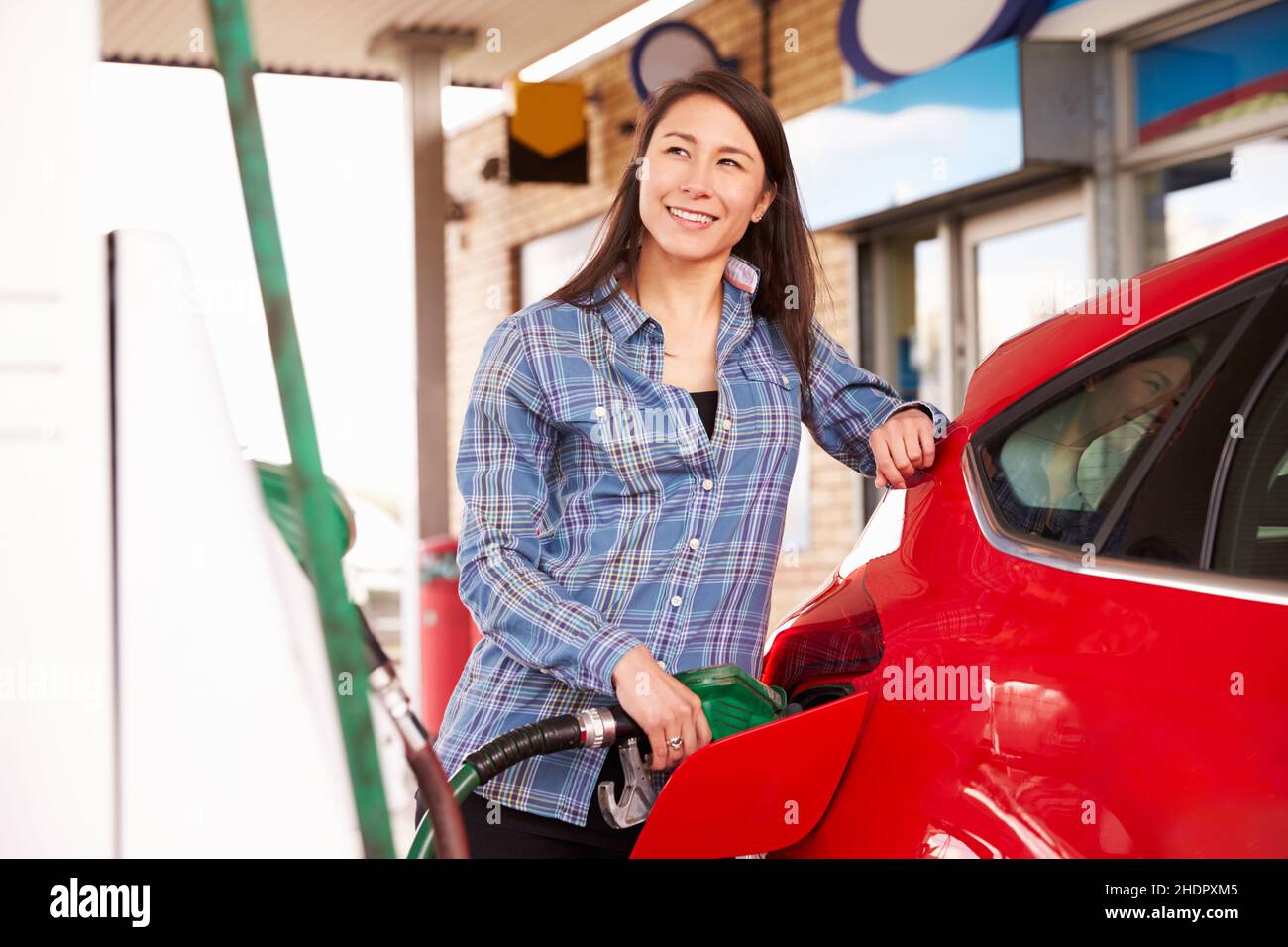 gas station, refueling, gas stations Stock Photo - Alamy