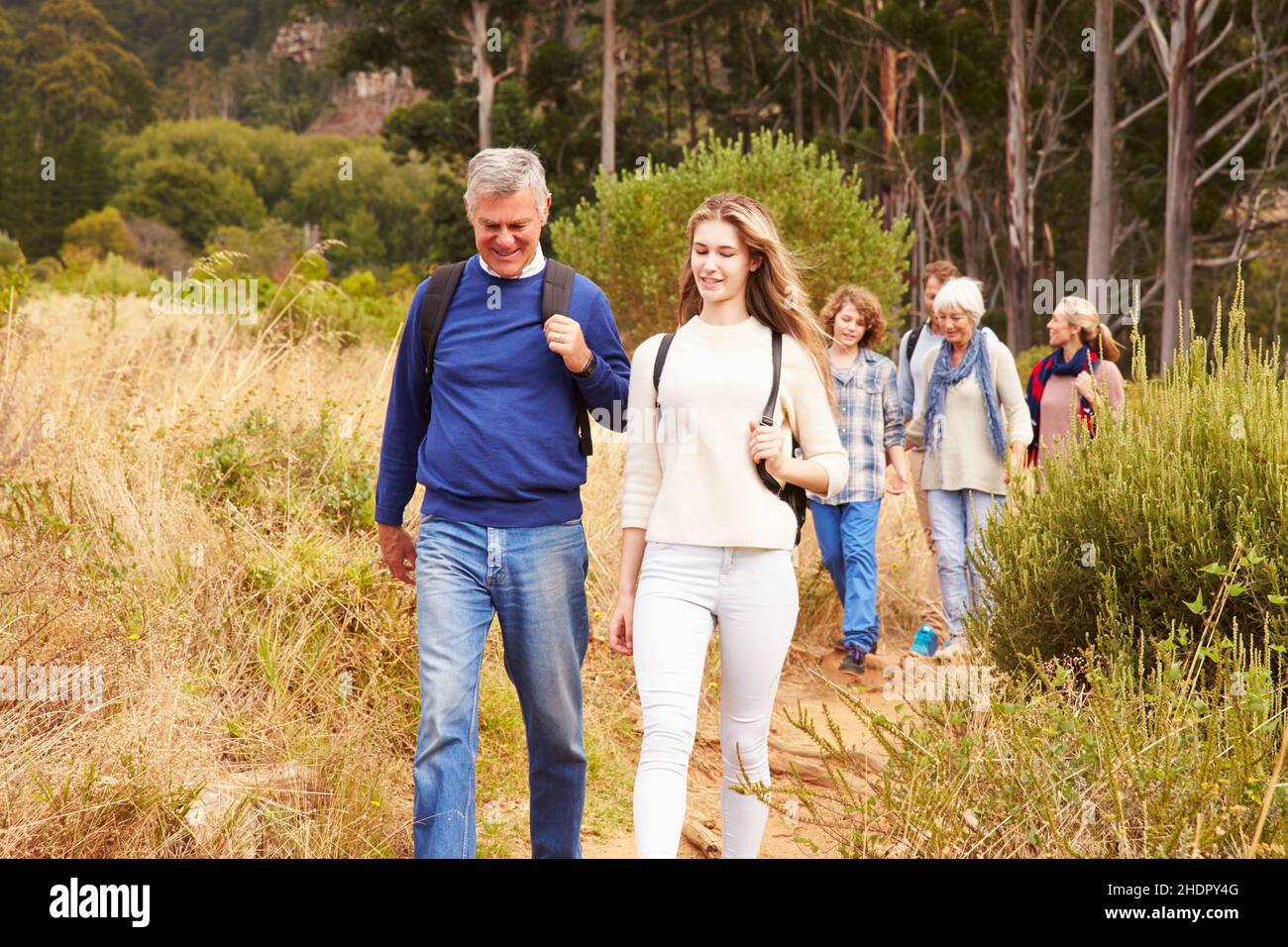 hiking, family outing Stock Photo - Alamy
