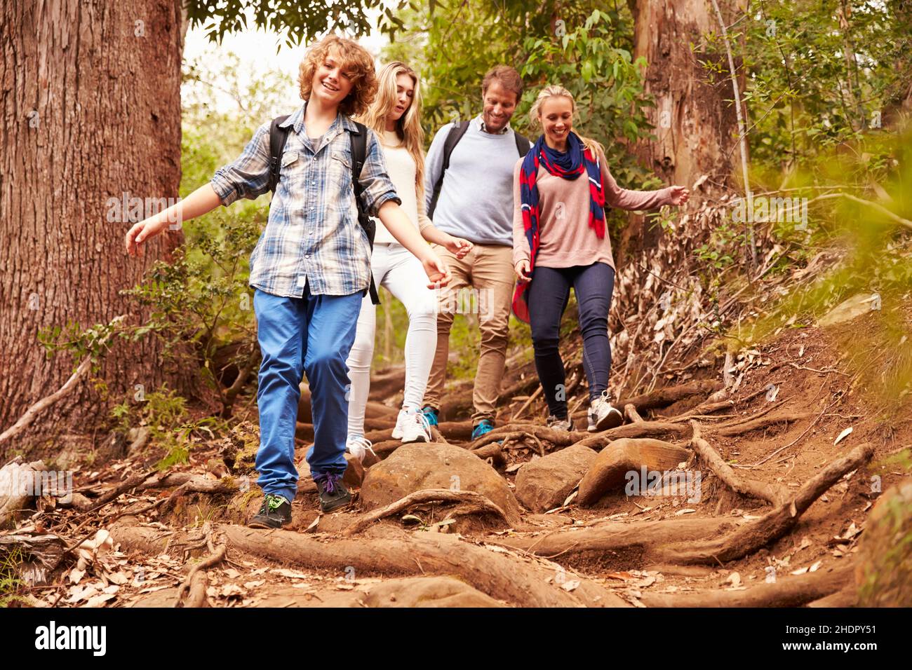 hiking, excursion, family outing, excursions, trip, trips Stock Photo ...