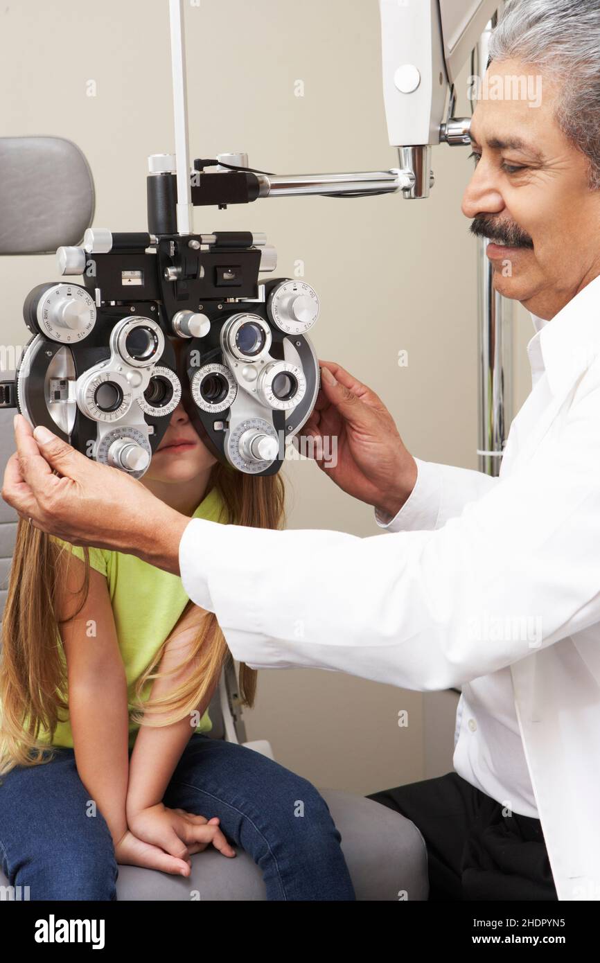 child, oculist, eye test equipment, children, childs, kid, kids ...