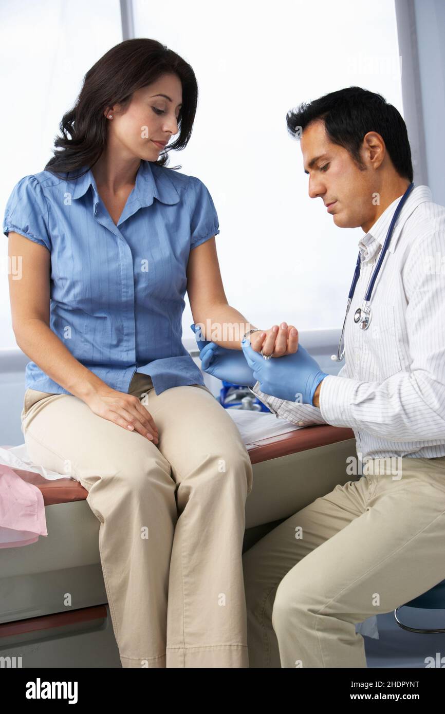 doctor, examination, patient, doctors, procedure, patients Stock Photo ...