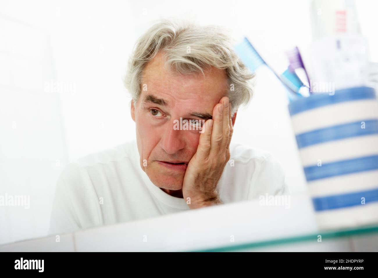 senior, eyes, exhausted, morning, elderly, old, seniors, eye ...
