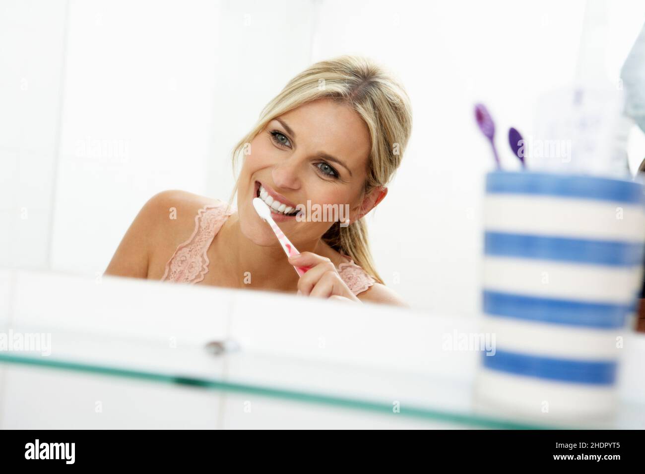 woman, brushing teeth, female, ladies, lady, women, brushing teeths ...