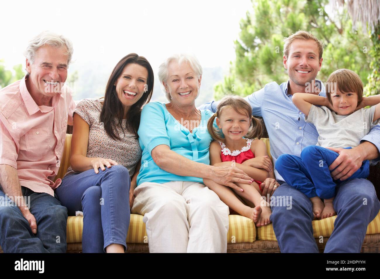 generations, family portrait, generation, family portraits Stock Photo ...