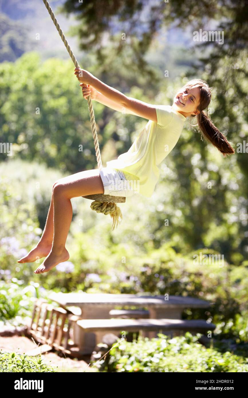 girl, swing, swinging, girls Stock Photo - Alamy