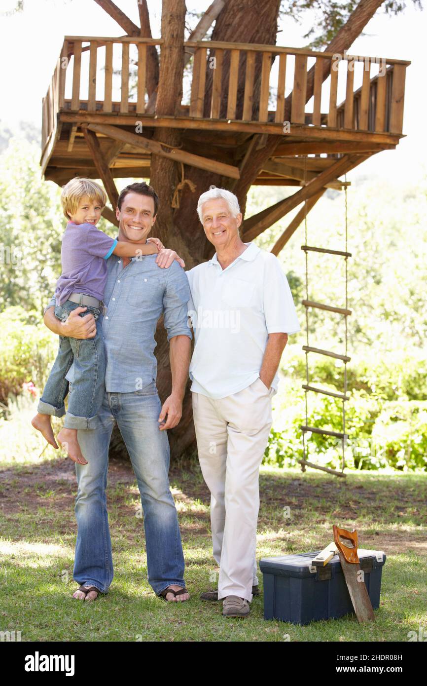 grandson, grandfather, father, family portrait, grandsons, grandfathers ...