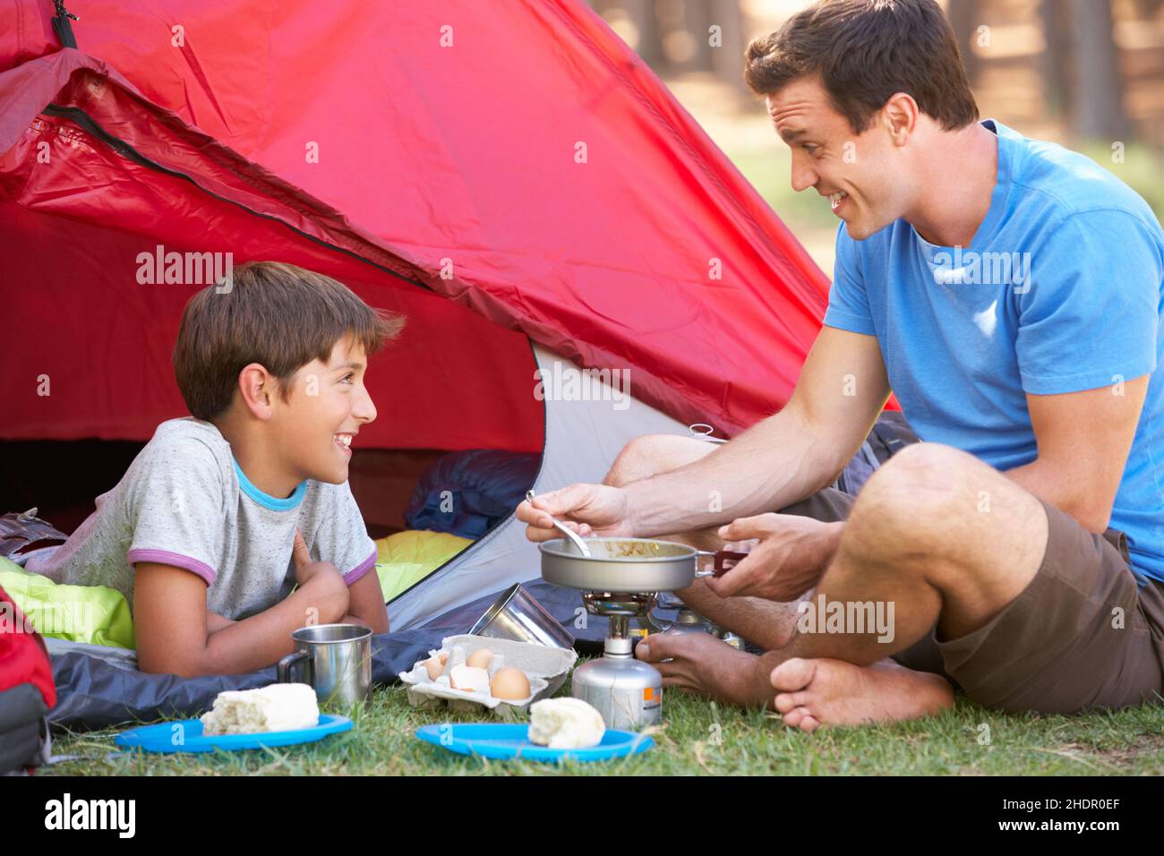 father, cooking, son, camping, dad, fathers, to cook, sons, camp ...
