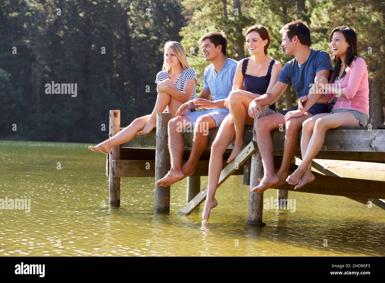 jetty, friends, jetties, friend Stock Photo - Alamy