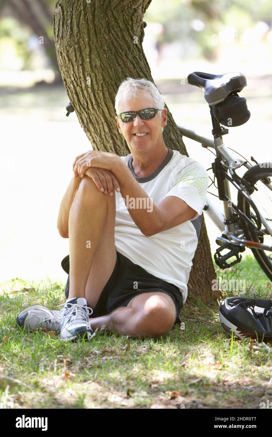 relaxation & recreation, cyclists, rest, break, break & recreation ...
