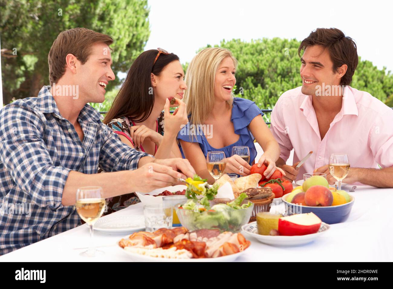 friends, couple, summer celebration, friend, couples Stock Photo - Alamy
