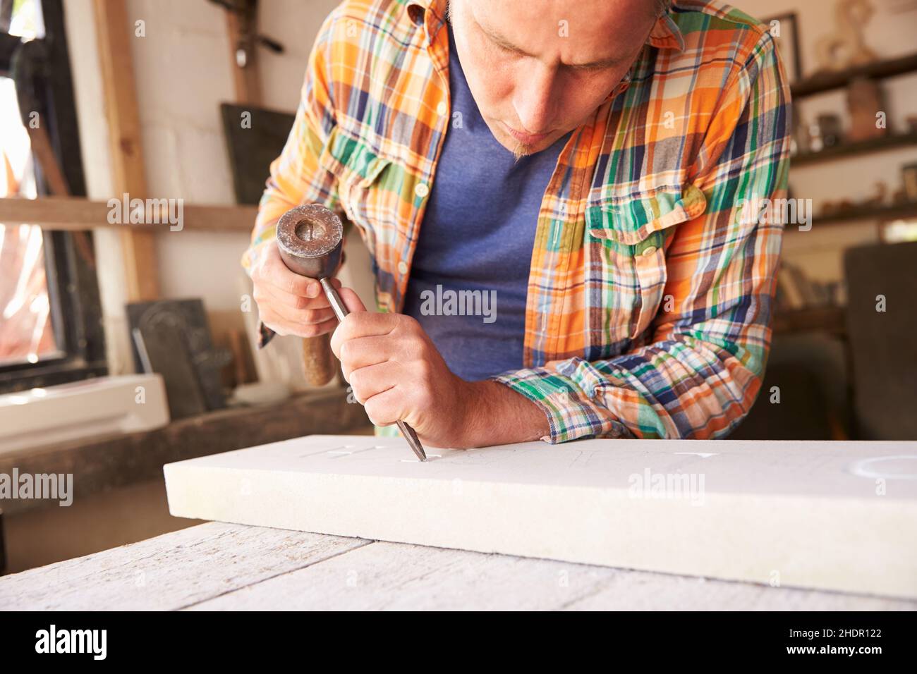 Inside one of workshops hi-res stock photography and images - Alamy