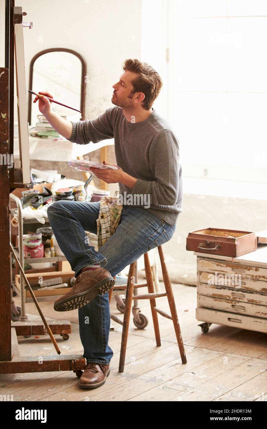painting, artist, drawing, artists Stock Photo - Alamy