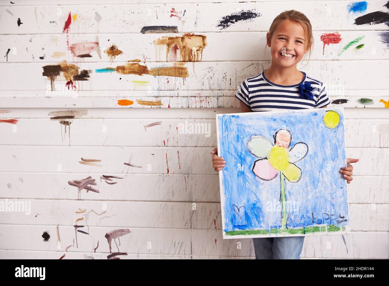 girl, painting, hobbies, girls, drawing, hobby Stock Photo - Alamy