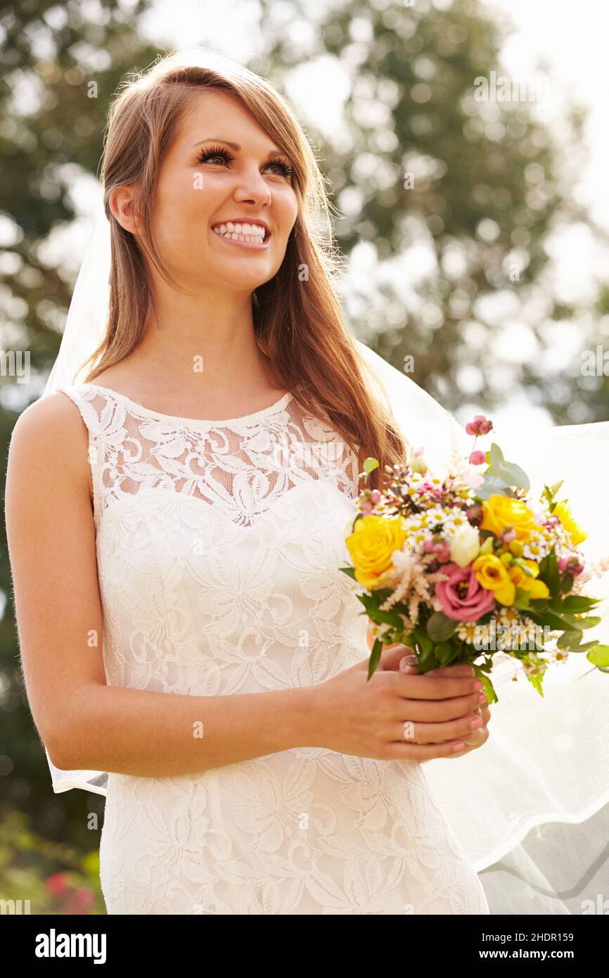 bride, wedding dress, brides, wedding dresses Stock Photo - Alamy