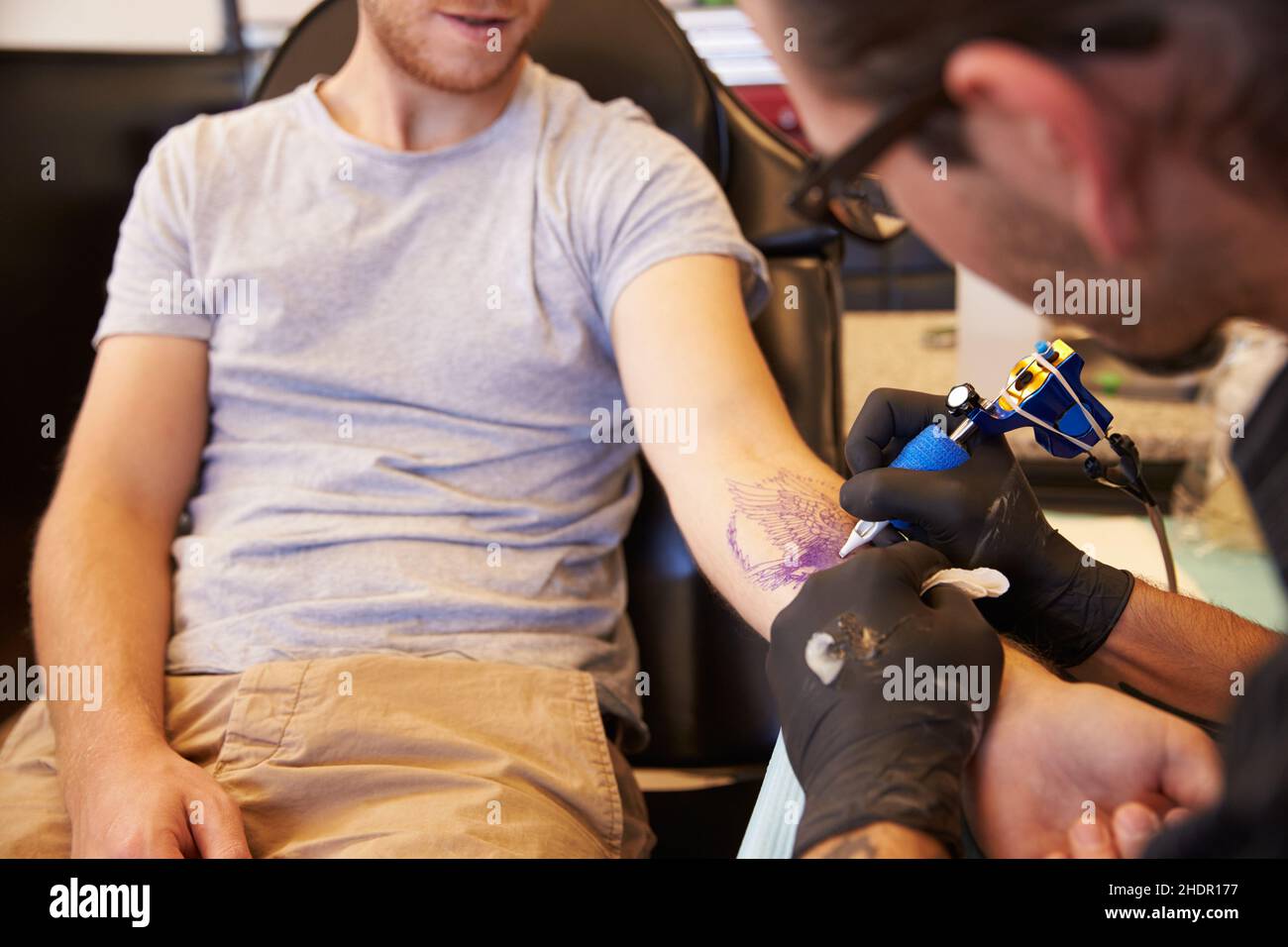 tattoo, tattooing, tattoo artist, tattoos Stock Photo - Alamy