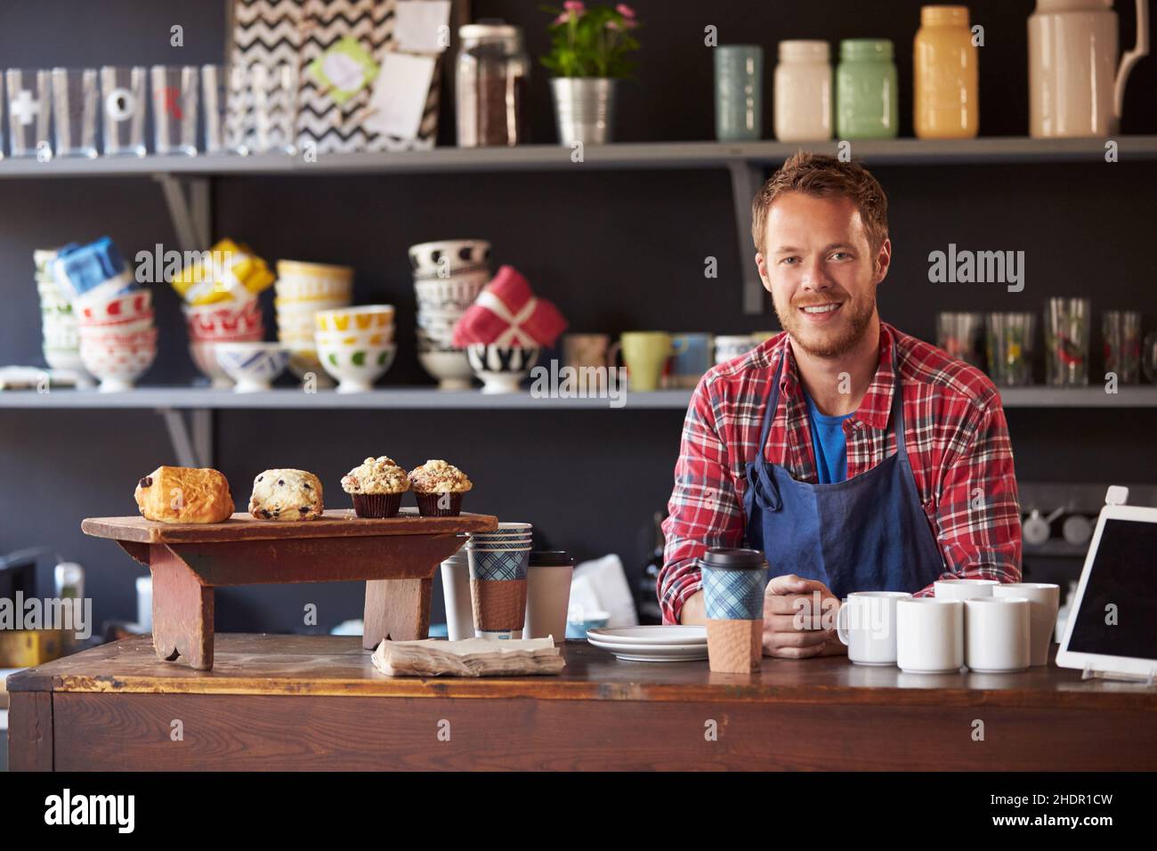 coffee shop, barista, coffee shops, baristas Stock Photo - Alamy