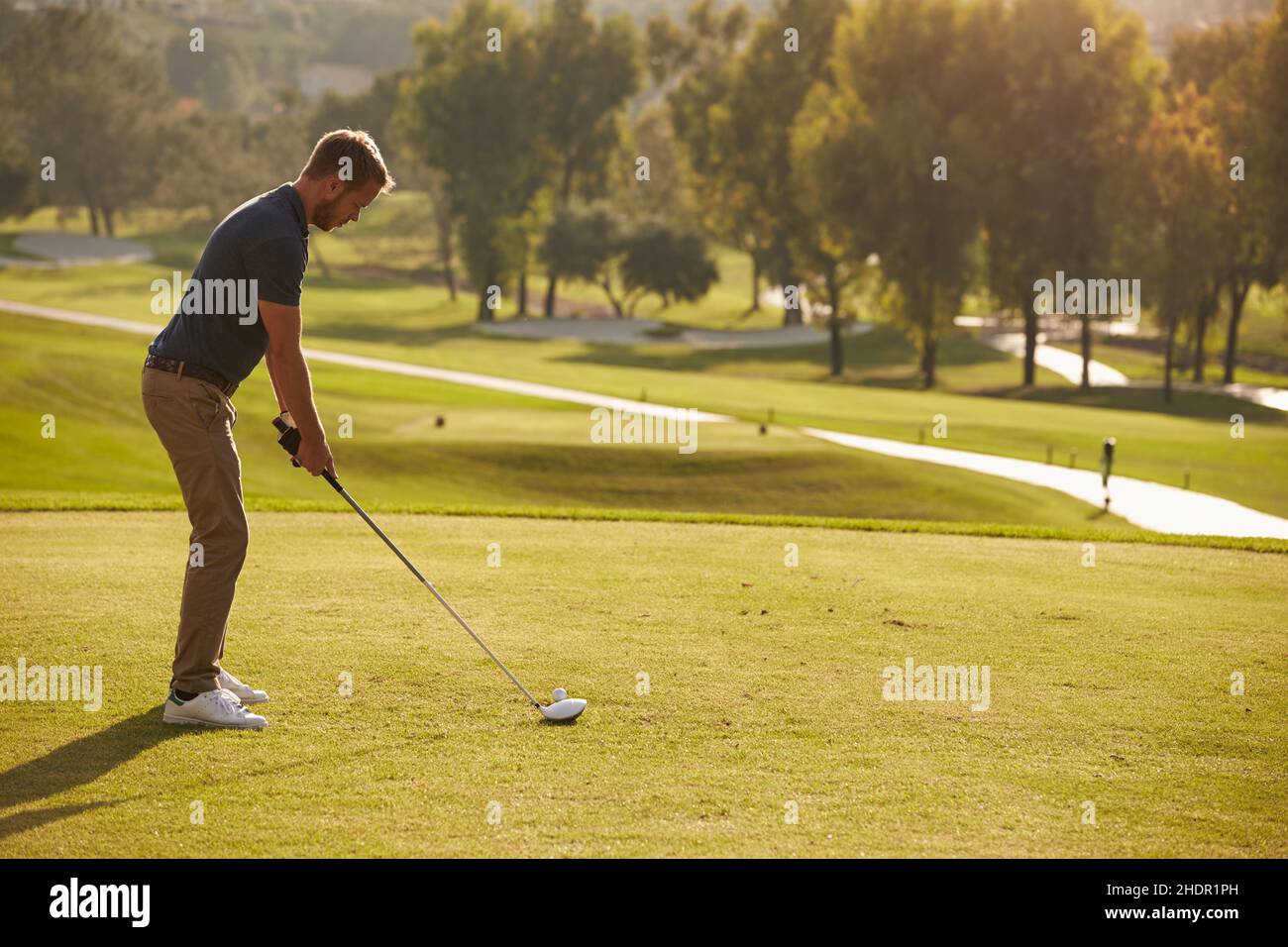 Golfers tee box hi-res stock photography and images - Alamy