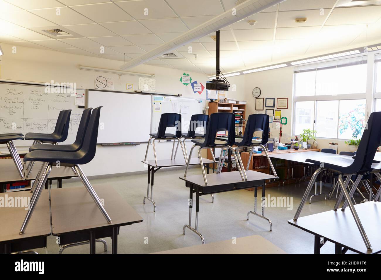 classroom, school finish, classrooms, schools Stock Photo - Alamy