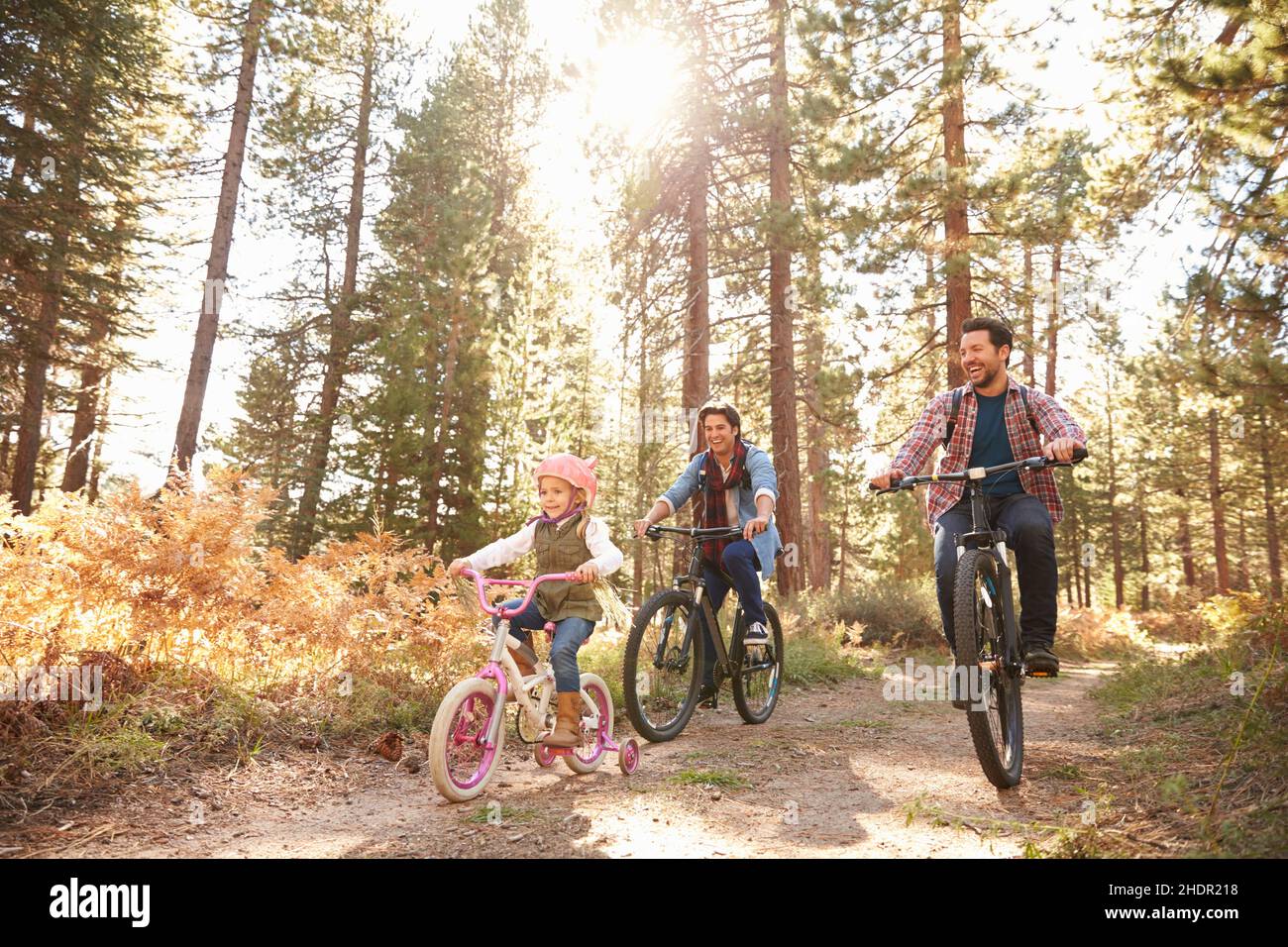 child, man, mountain bike, relationship, bike ride, children, childs ...