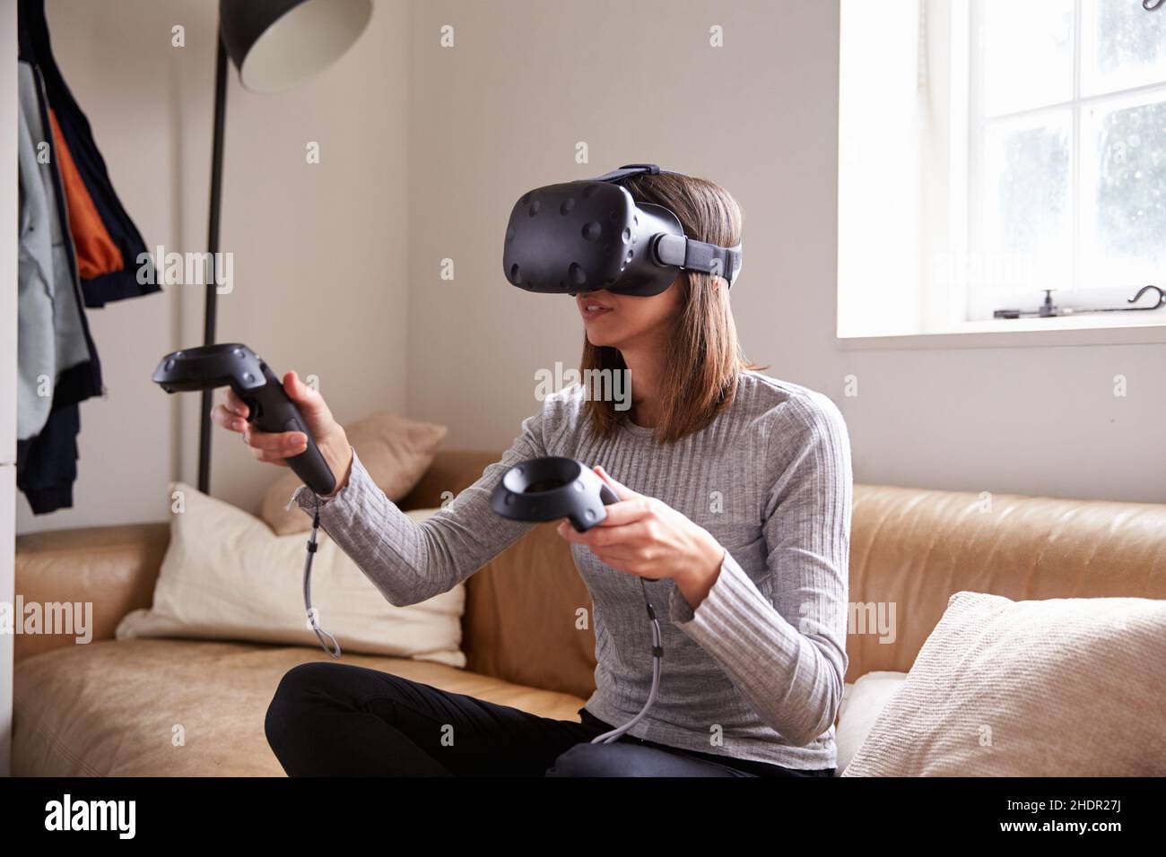 playing, video game, virtual, virtual reality headset, play, computer ...
