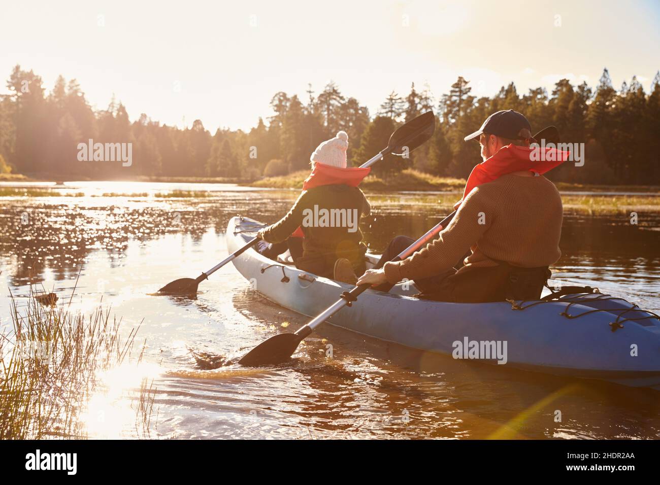 romantic, paddling, kayak, romantics, kayaks Stock Photo - Alamy