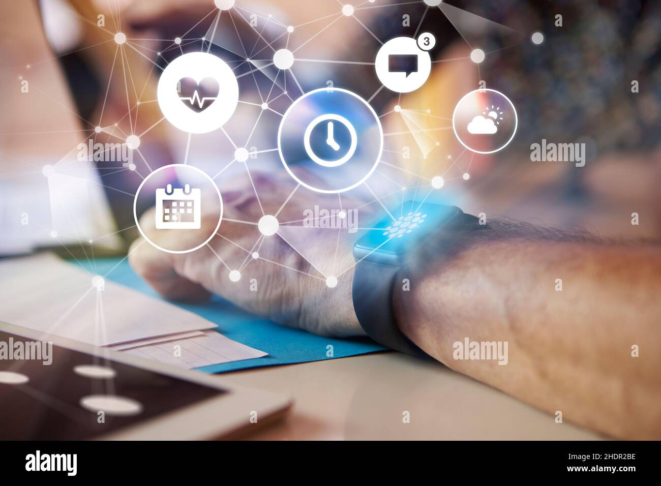 network, app, smartwatch, networks Stock Photo - Alamy
