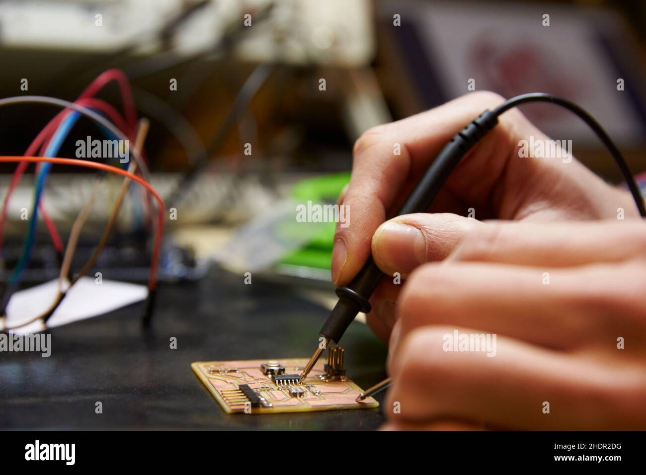 Soldering workbench hi-res stock photography and images - Alamy
