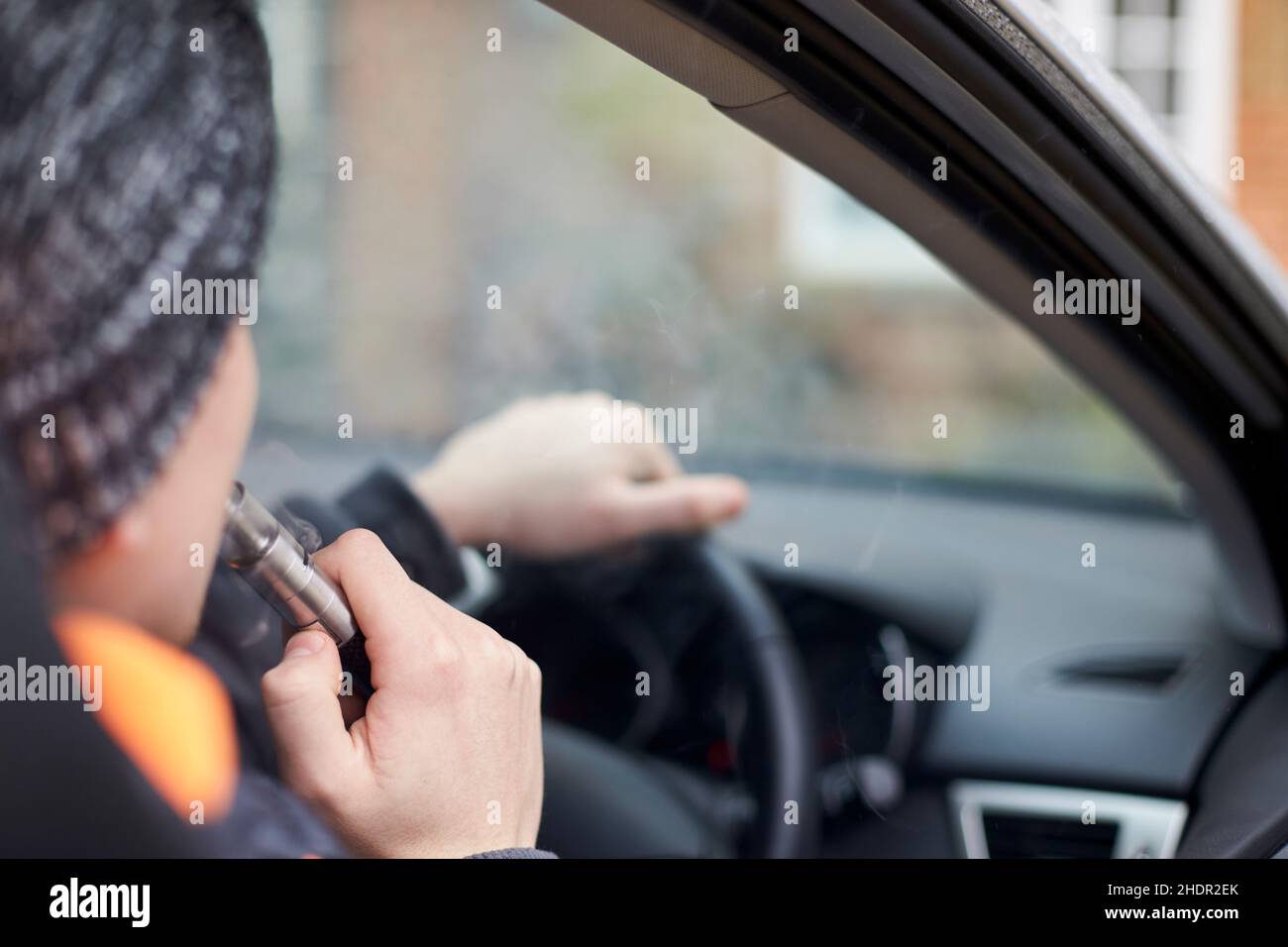 Smoking while driving hi-res stock photography and images - Alamy