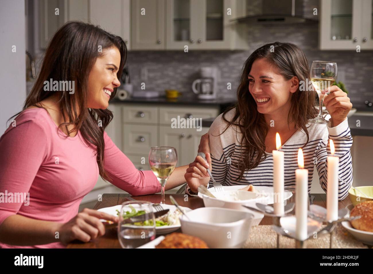 Couple dinner date 40s hi-res stock photography and images - Alamy