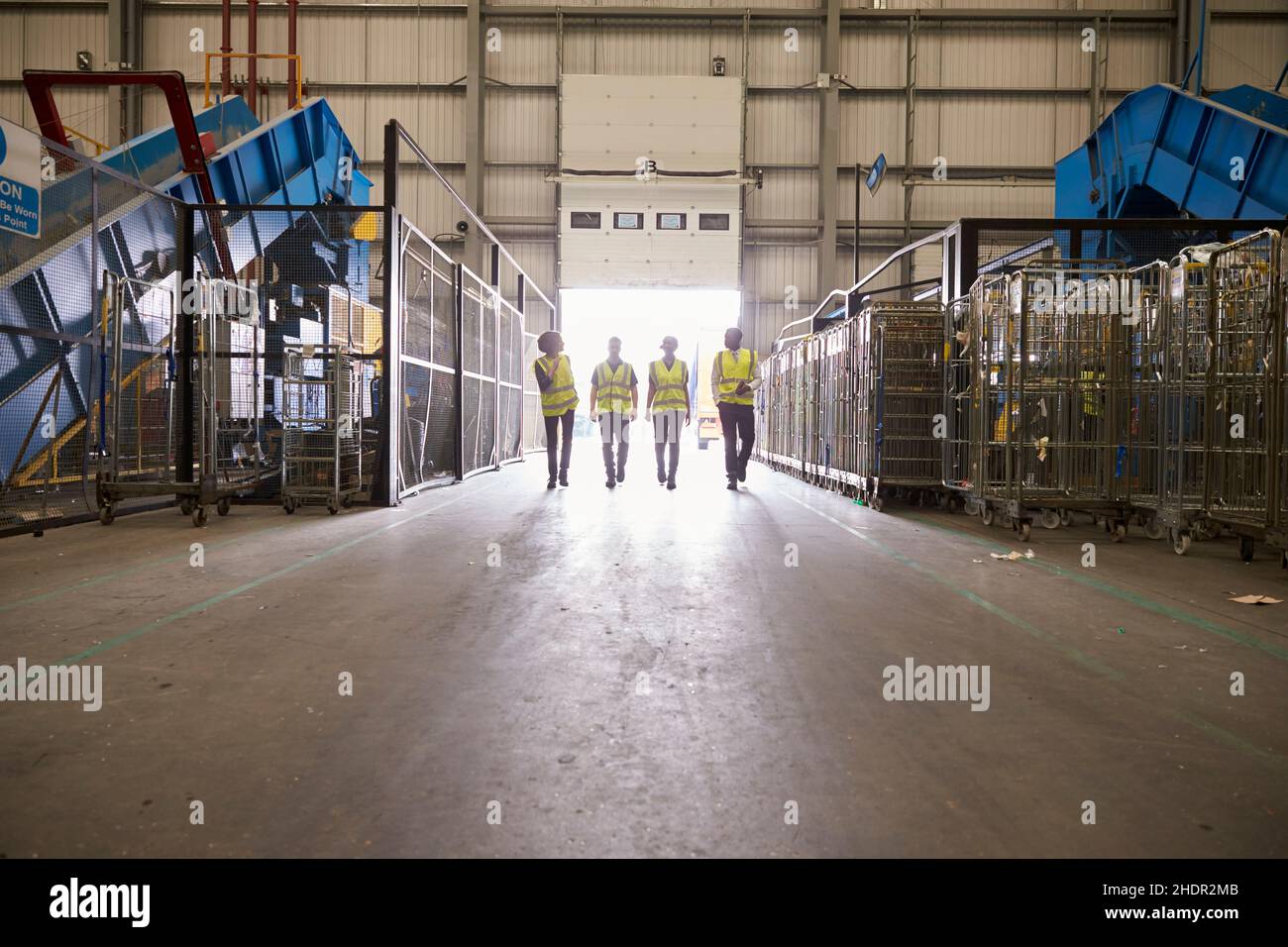 logistics, recycling plant, warehouse clerk, worker, logistic, trade ...