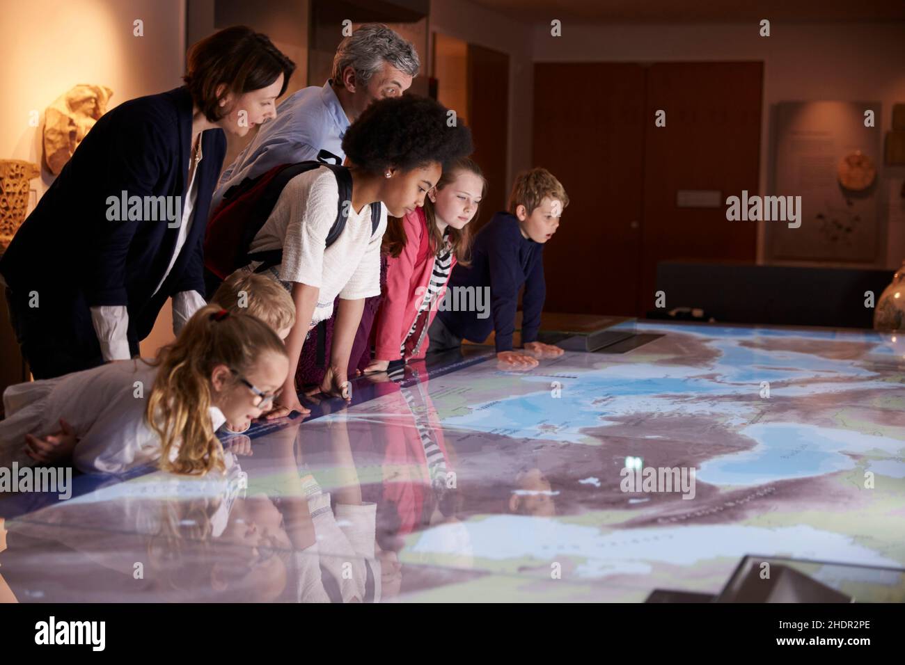 museum, map, school class, museums, maps Stock Photo - Alamy