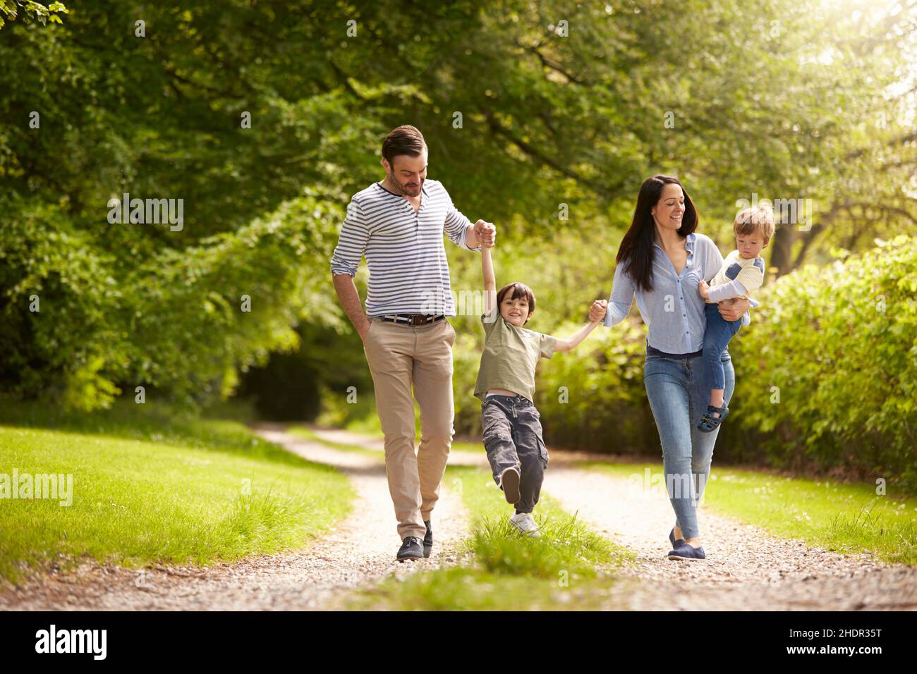 walk, family, walks, families Stock Photo - Alamy