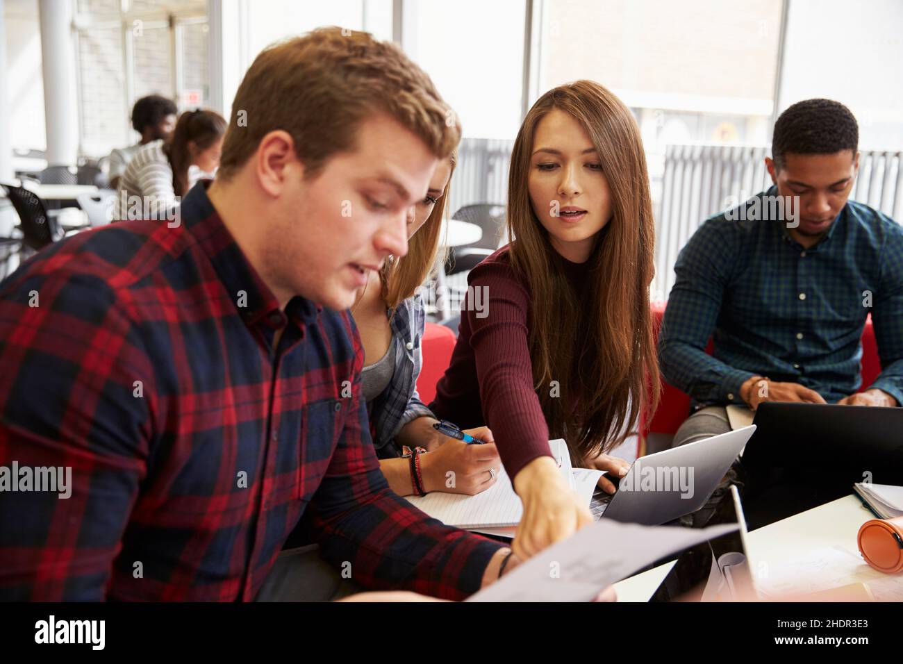 students, learning group, student, learning groups Stock Photo - Alamy