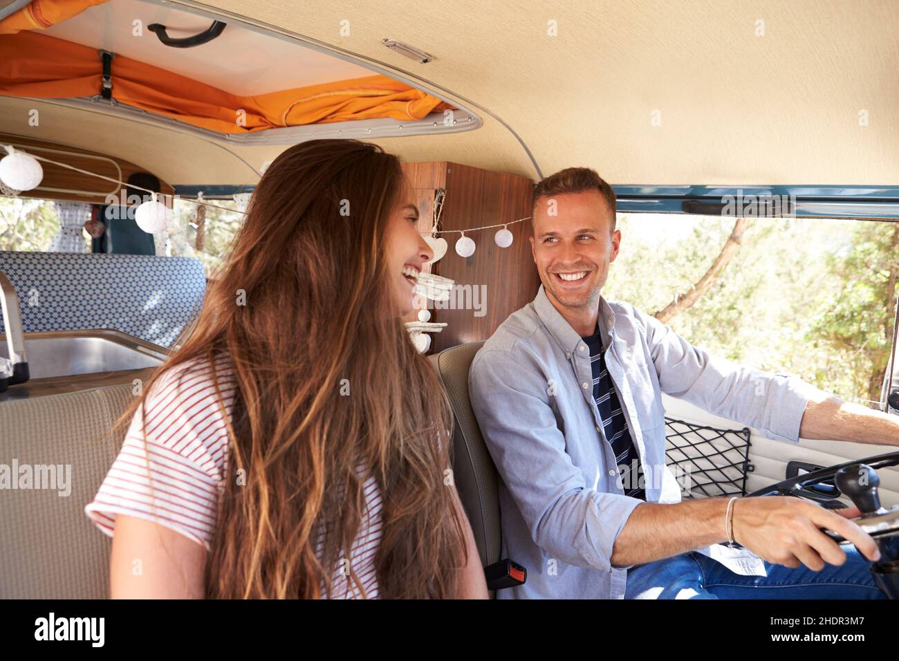 couple, travel, camping, pairs, travels, camp, camper Stock Photo - Alamy