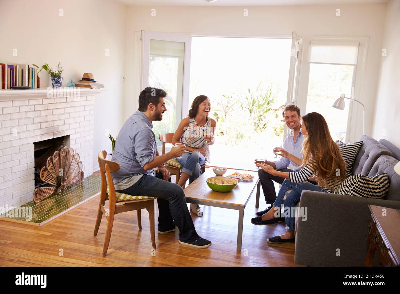 home, meeting, friends, homes, feedback, friend Stock Photo - Alamy