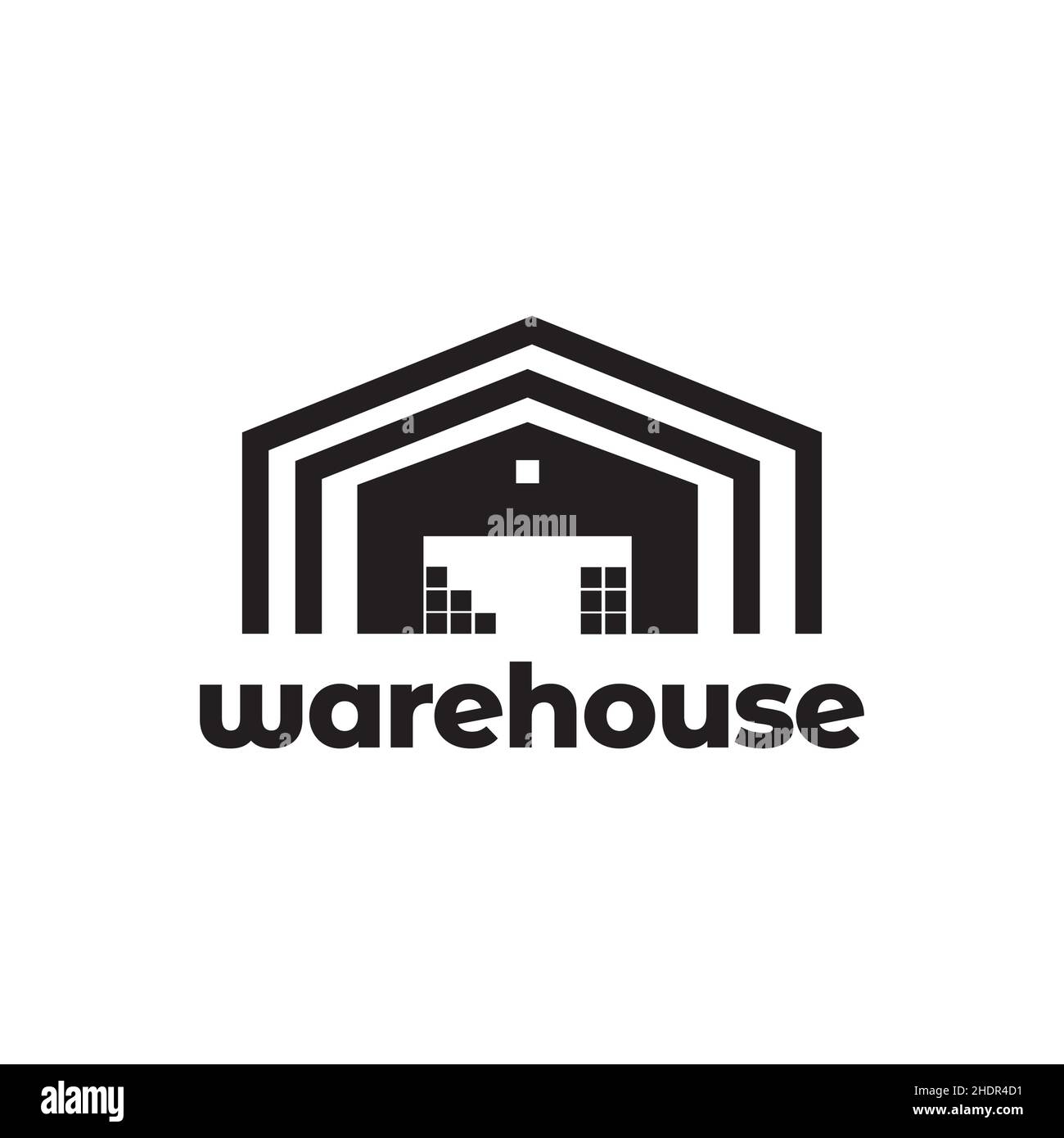 modern garage warehouse logo design vector graphic symbol icon ...