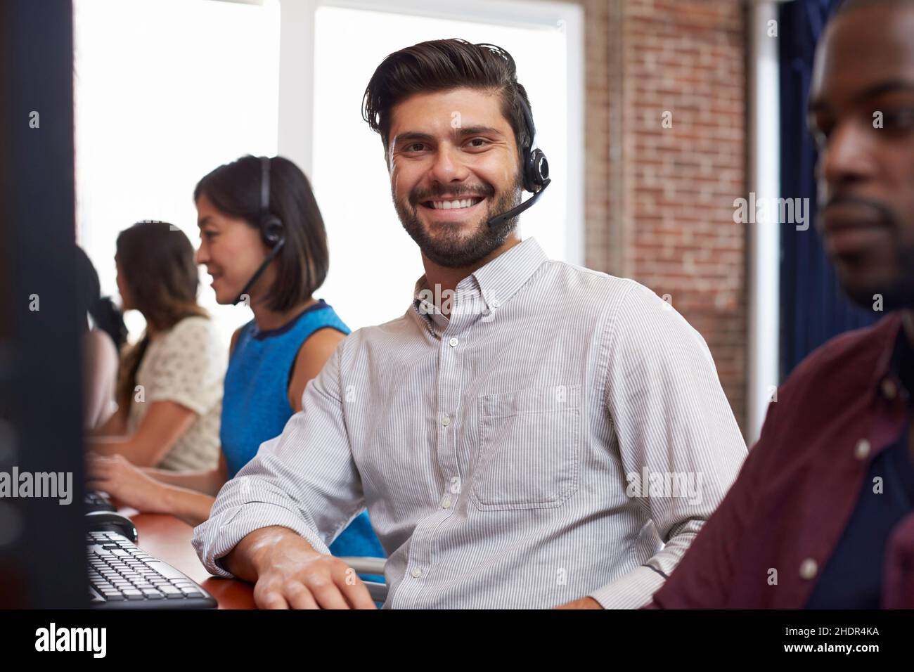 Call center representatives hi-res stock photography and images - Alamy