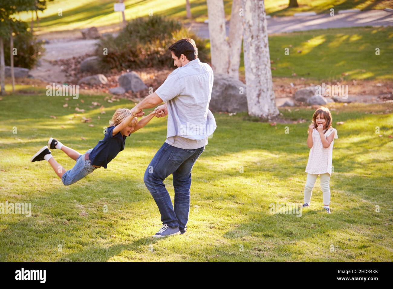 father, laughing, fun, children, joking around, dad, fathers, laugh ...