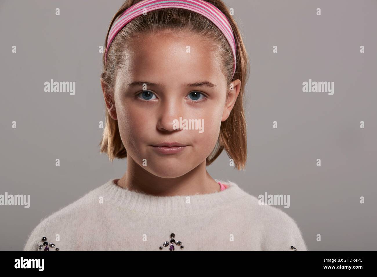 girl, serious, girls Stock Photo - Alamy