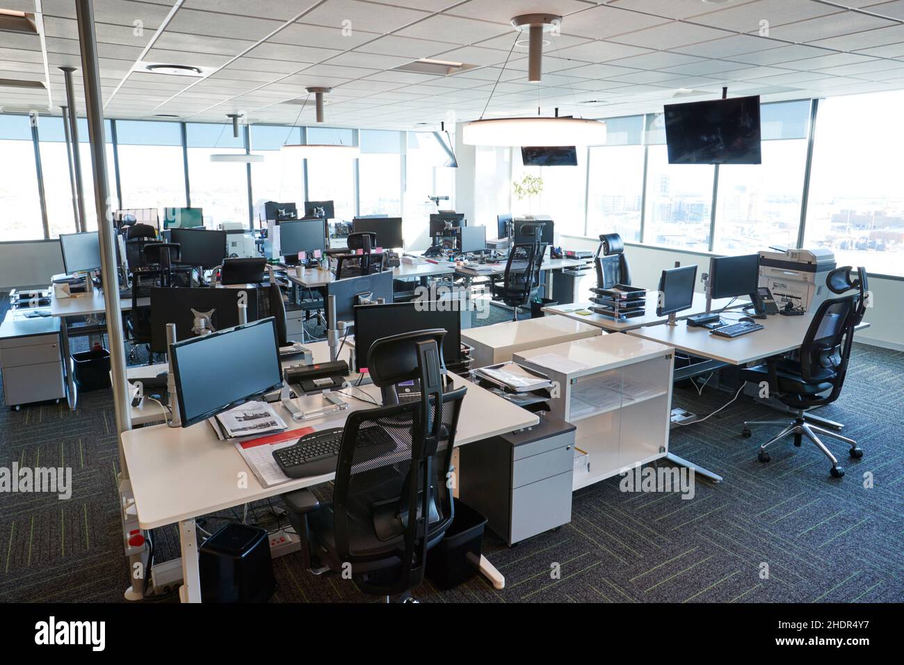 open plan office, computer workstation, offices, computer workstations ...