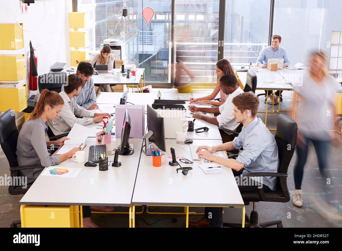 workplace, staff, open plan office, workplaces, workstation, staffs ...