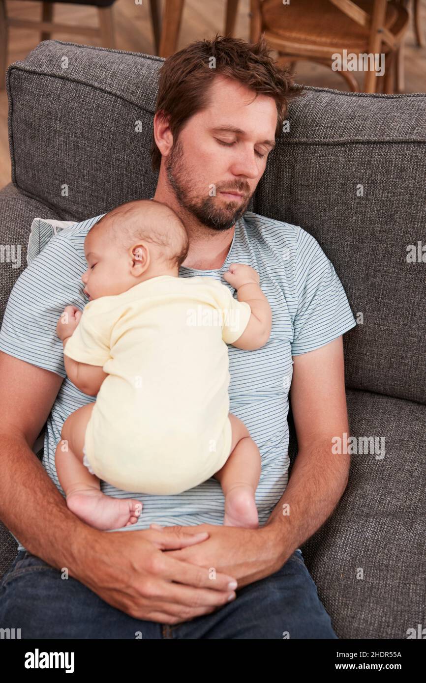 baby, father, resting, sleeping, babe, babies, human babies, dad ...