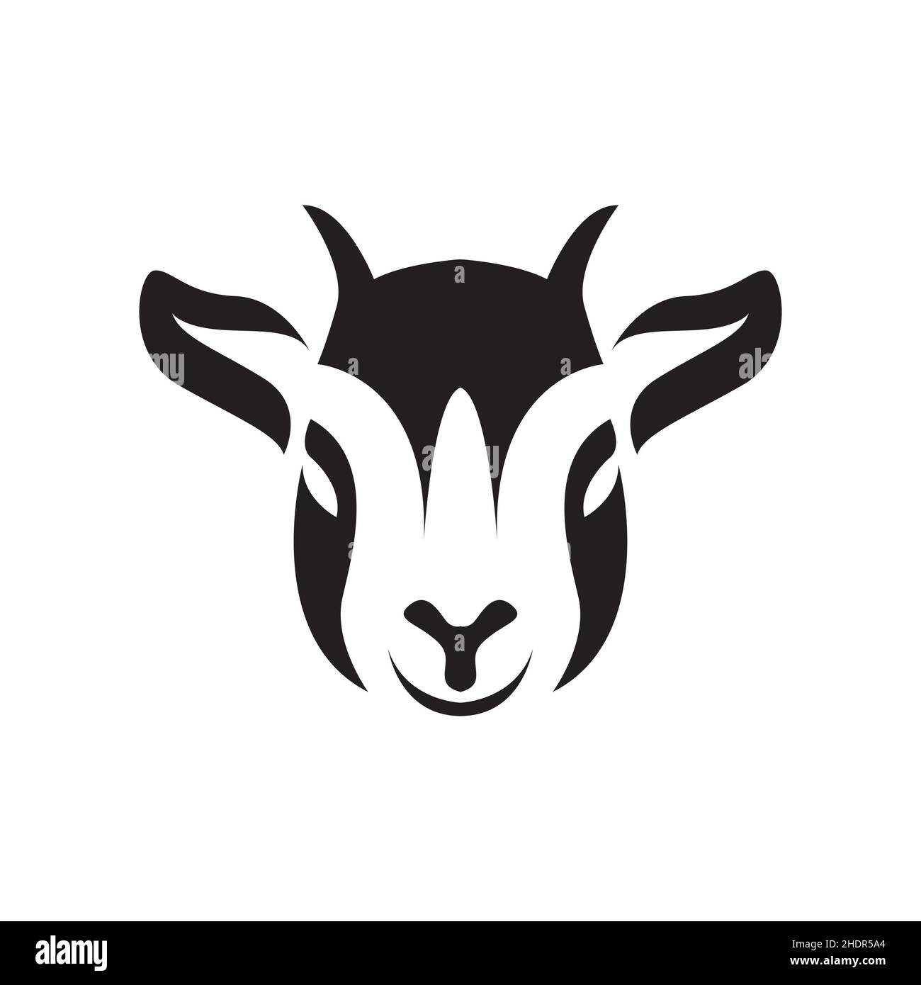 Beautiful Goat Logo High Resolution Stock Photography and Images - Alamy