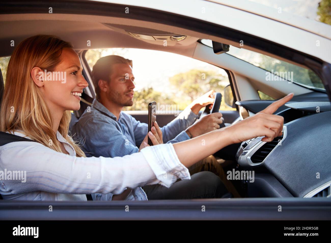 couple, road trip, navigation, pairs, drive, driving, road trips ...