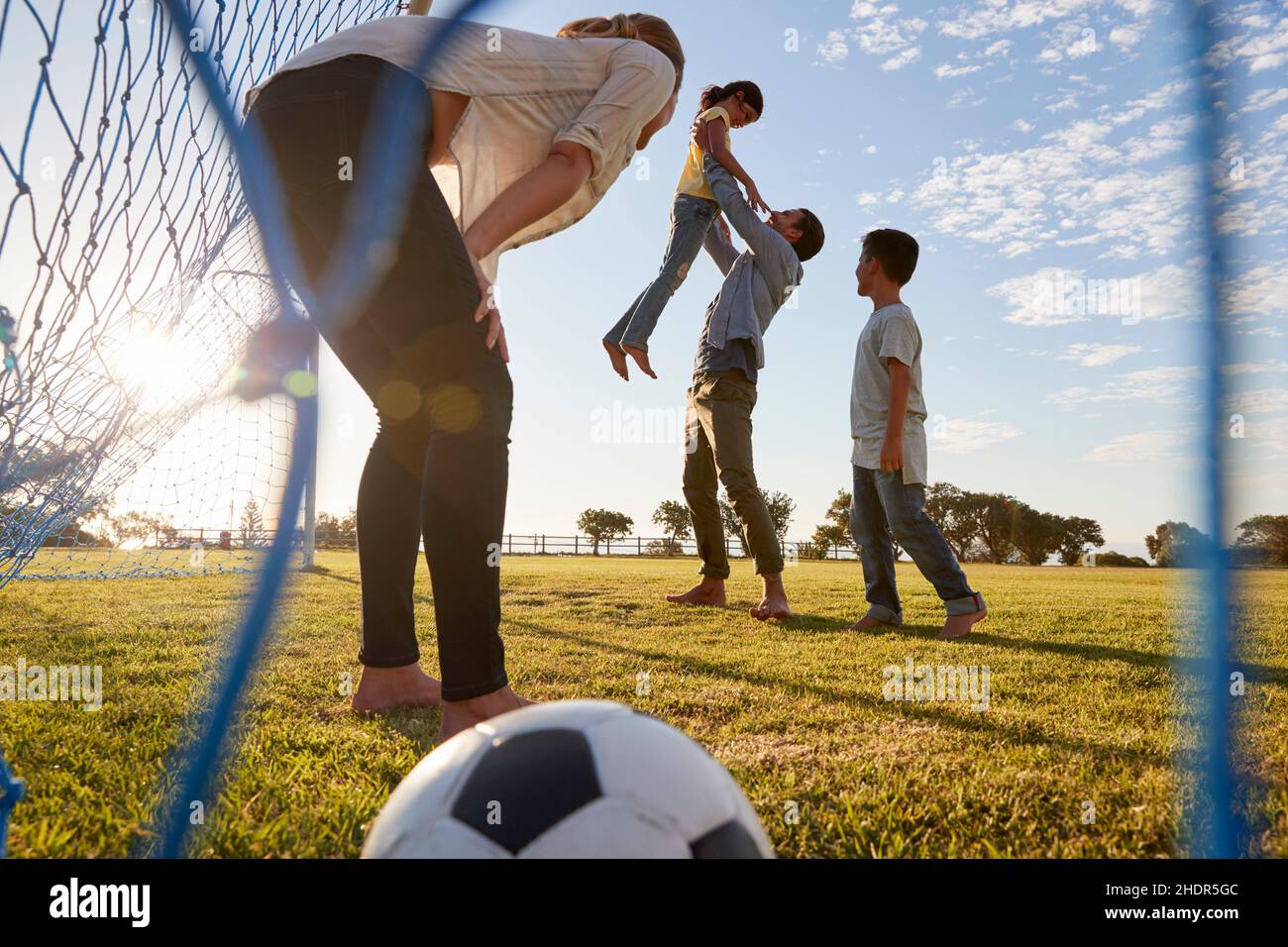 soccer, playing, leisure activity, family, soccers, play, active ...
