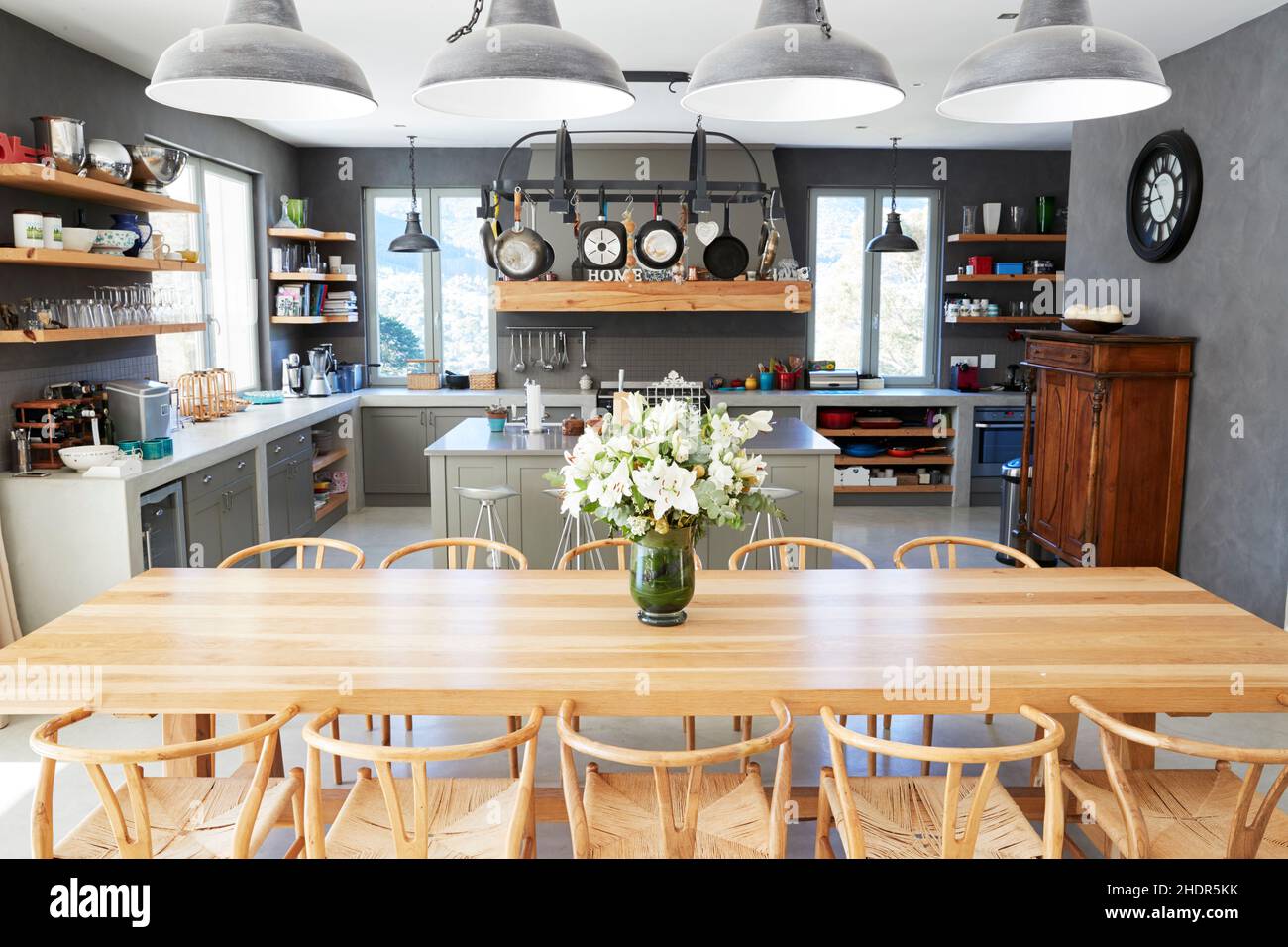 kitchen, interior, dining room, kitchens, interiors, dining rooms Stock Photo - Alamy