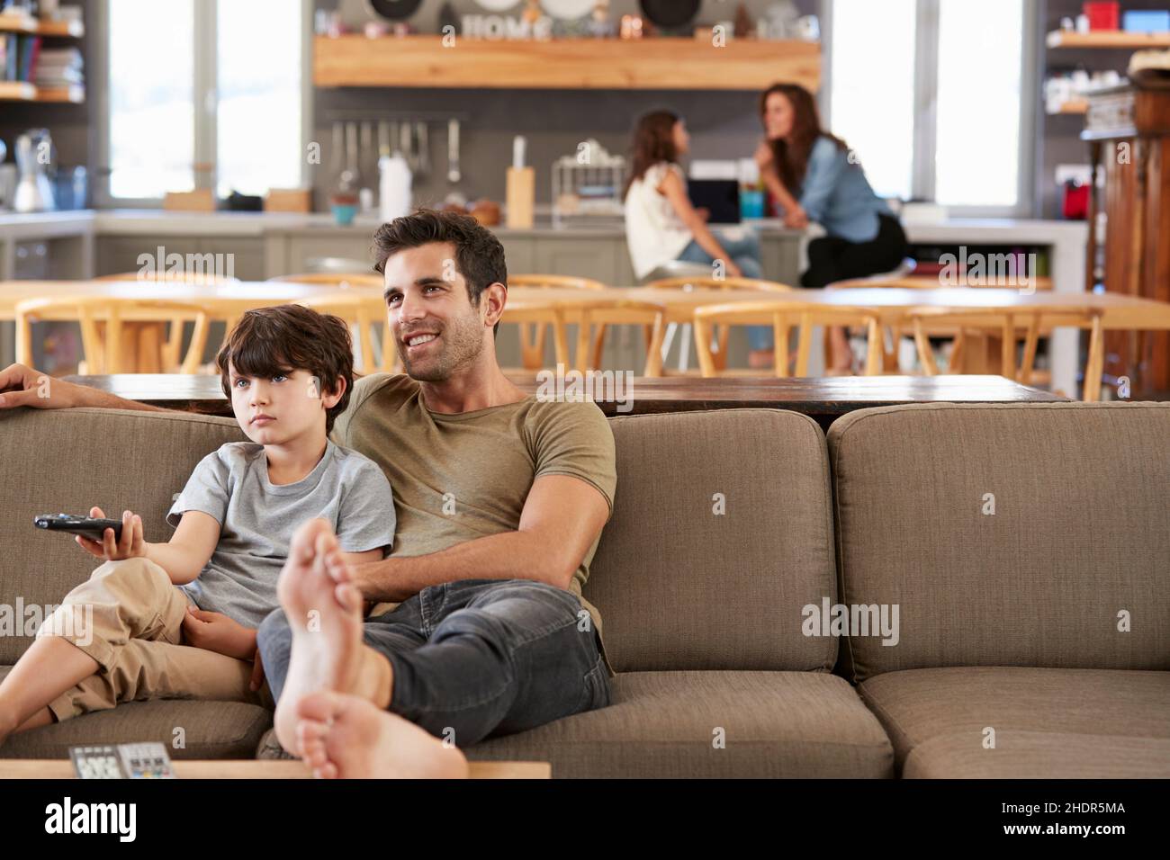 home, watching tv, family, family life, homes, television, tv, families ...