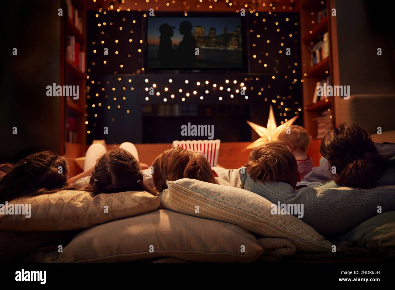 home, comfortable, family, movie night, homes, cosy, families, movie ...