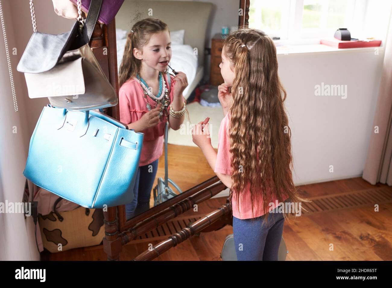 Kids playing with makeup hi-res stock photography and images - Alamy